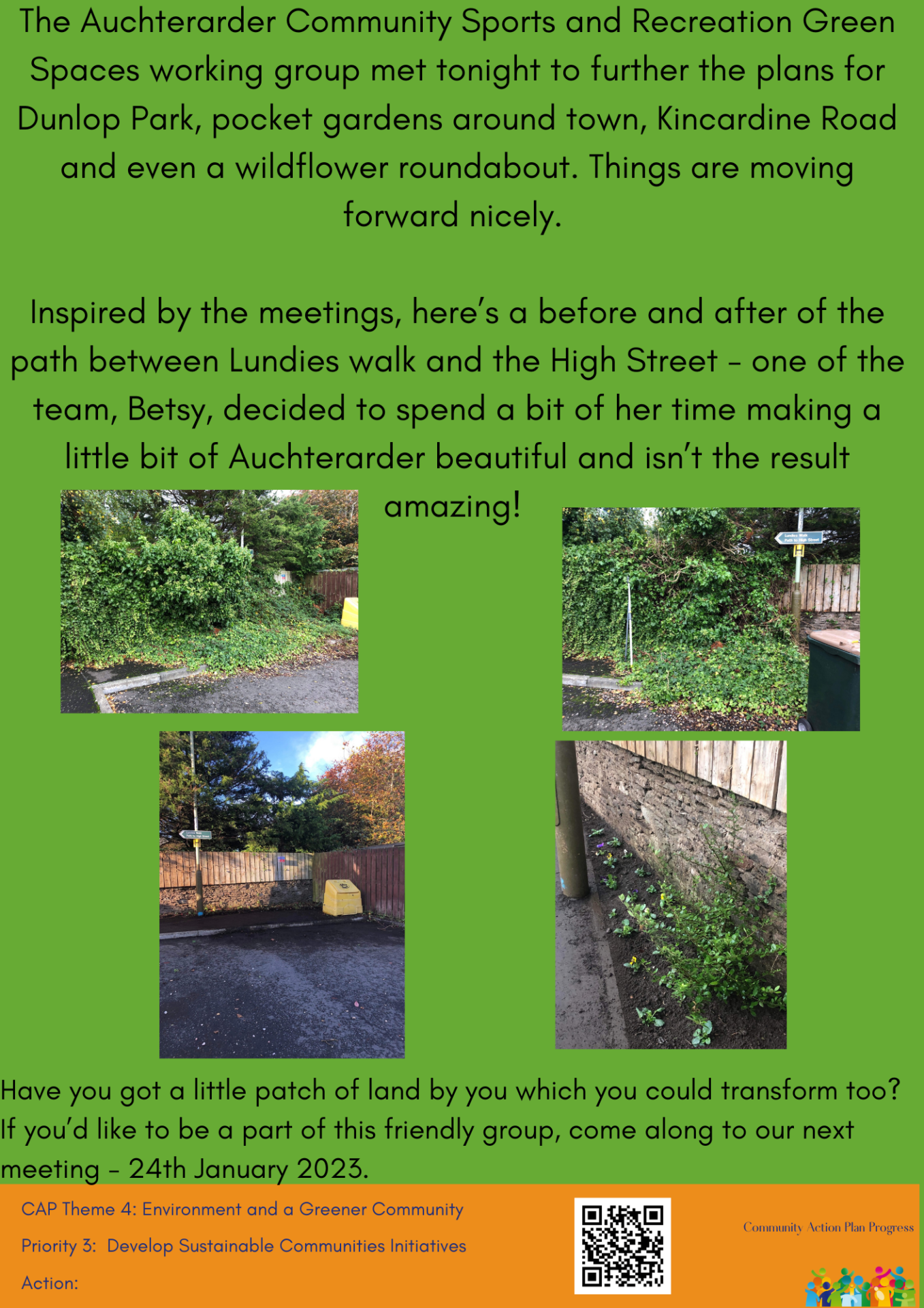 Volunteering Hub – Auchterarder & Aberuthven