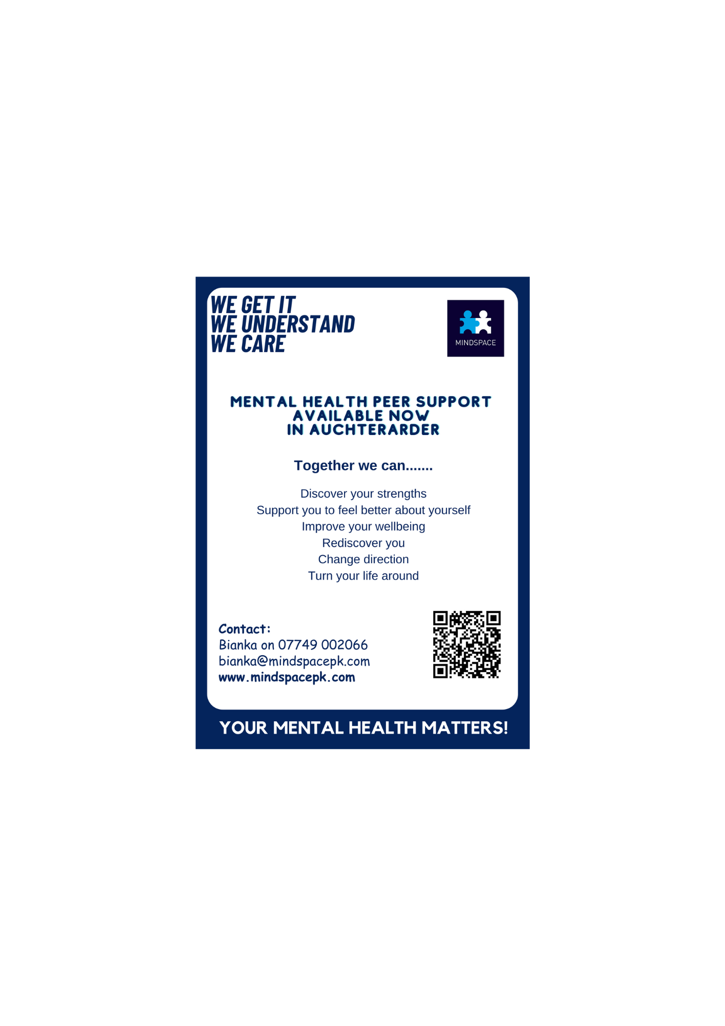 Mindspace – Peer Support | Auchterarder & Aberuthven