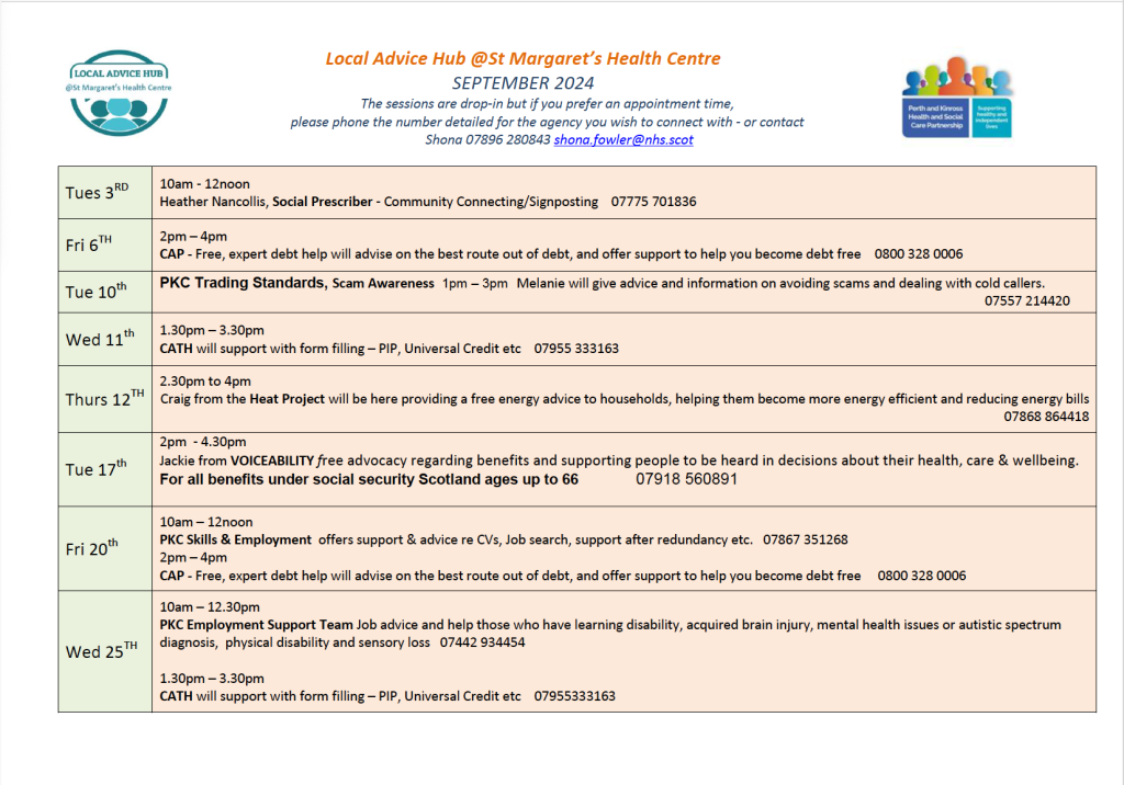 Community Info – Auchterarder & Aberuthven