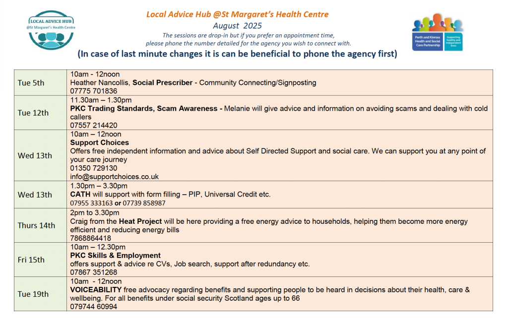 Community Info – Auchterarder & Aberuthven